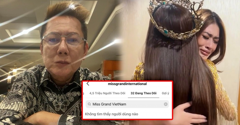 MGI bỗng bỏ theo dõi Miss Grand Việt Nam khiến CĐM Việt xôn xao